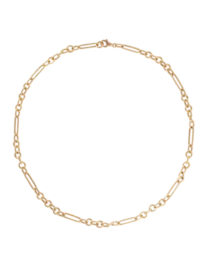 FOUNDRAE Small Mixed Clip 18-karat Chain Necklace - Gold