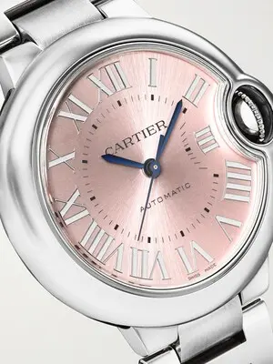Cartier Ballon Bleu De Automatic 33mm Watch - Pink