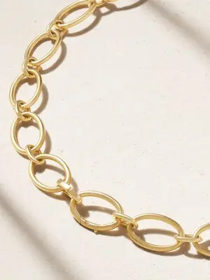 FOUNDRAE Balance Oval Infinity 18-karat Diamond Necklace