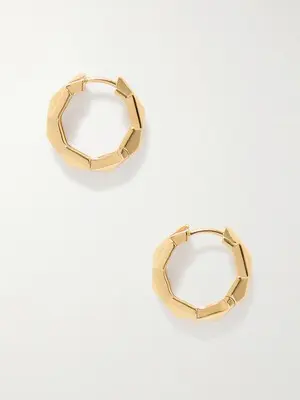 Gucci Link To Love 18-karat Hoop Earrings - Gold