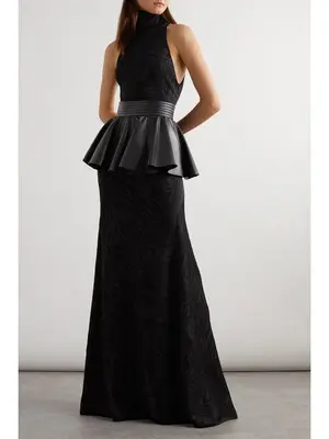 Alaïa Archetypes Jacquard-knit Gown