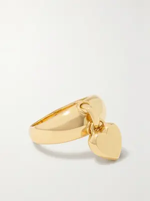 FOUNDRAE Foundrae Small Heart Ingot 18-karat Gold Ring Gold