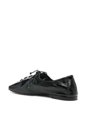 Hereu Plegada Leather Shoes - Black