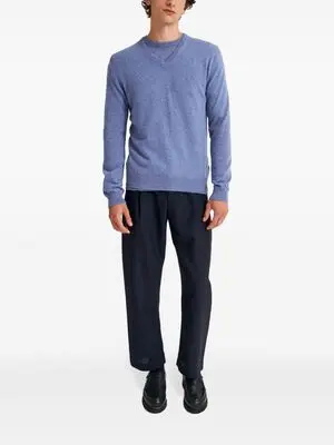 Pringle Of Scotland V-neck Cashmere Jumper - Blue