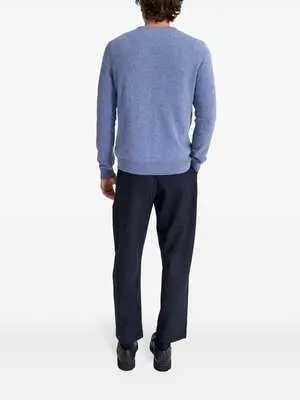 Pringle Of Scotland V-neck Cashmere Jumper - Blue