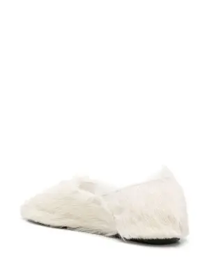 JIL SANDER Calf-hair Slippers