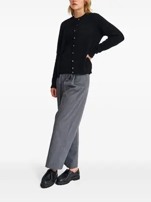 Pringle Of Scotland Round-neck Cashmere Cardigan - Black