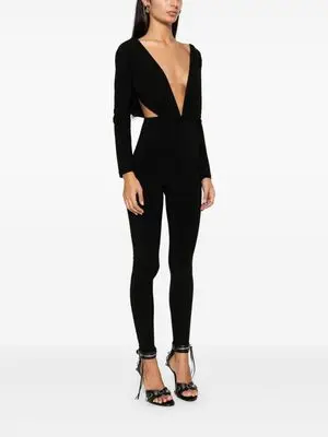 Alchemy Fashions Plunging V-neck Jumpsuit