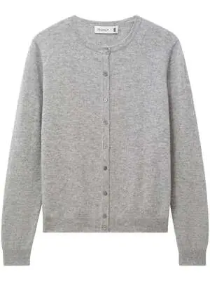Pringle Of Scotland Round-neck Cashmere Cardigan - Grey