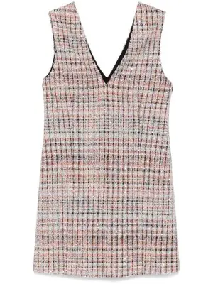 Missoni Check-pattern Bouclé Mini Dress