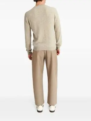 Pringle Of Scotland Round-neck Cashmere Jumper - Neutrals