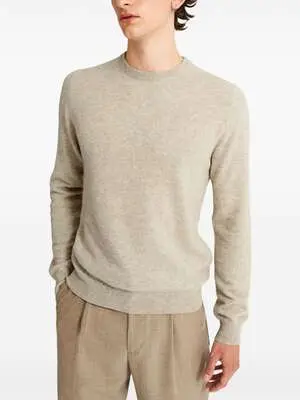Pringle Of Scotland Round-neck Cashmere Jumper - Neutrals