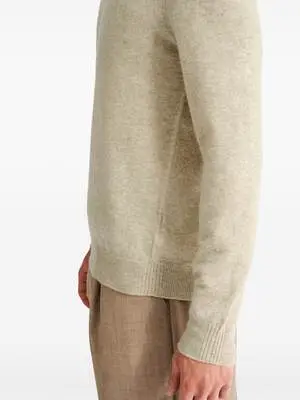 Pringle Of Scotland Round-neck Cashmere Jumper - Neutrals