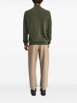 Pringle Of Scotland Half-zip Cashmere Jumper - Green