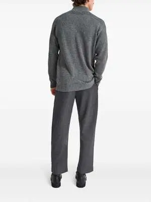 Pringle Of Scotland Zip Cashmere Jumper - Grey