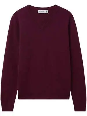 Pringle Of Scotland V-neck Cashmere Jumper - Red