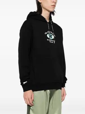 AAPE BY *A BATHING APE Logo Print Hoodie