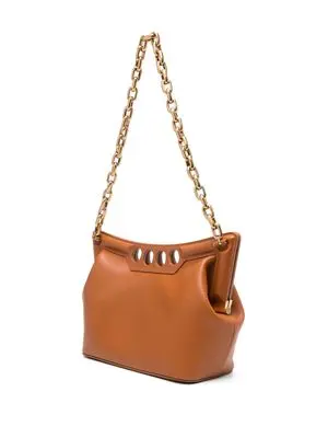 Alexander McQueen The Peak Small Shoulder Bag - Brown