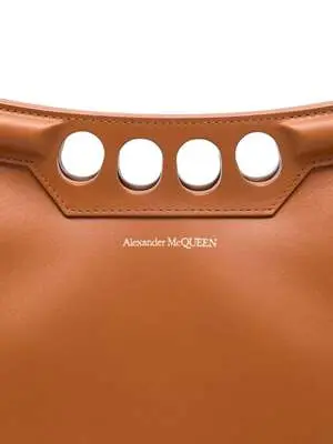 Alexander McQueen The Peak Small Shoulder Bag - Brown