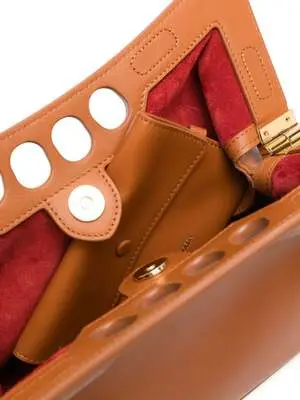 Alexander McQueen The Peak Small Shoulder Bag - Brown