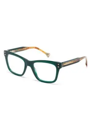 Carolina Herrera Square-frame Glasses - Green