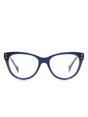 Carolina Herrera Cat-eye Frame Glasses - Blue