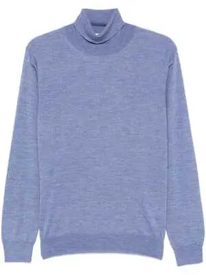 CRUCIANI Roll-neck Sweater - Blue