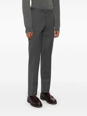 ROTA Pressed-crease Tailored Trousers - Grey