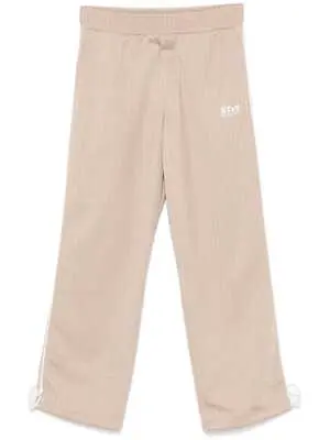 GOLDEN GOOSE Logo-print Track Pants - Neutrals