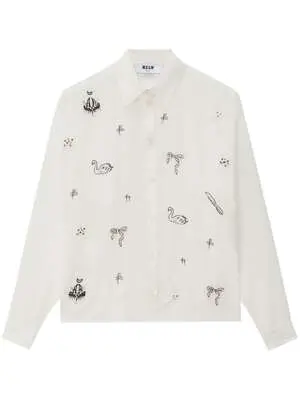 Msgm Embellished Shirts For Women