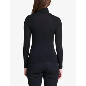 Maje Roll-neck Stretch-jersey Top