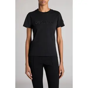 Women's Moncler Black T-shirts