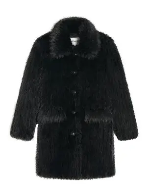 Apparis-Women's Pamela Faux Fur Coat - Noir 