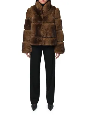 Apparis Sai Faux- Fur Coat - Mink