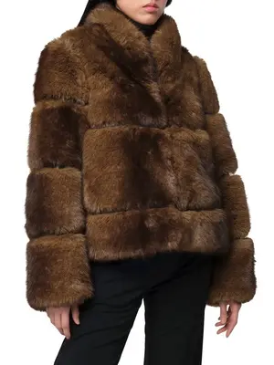 Apparis Sai Faux- Fur Coat - Mink