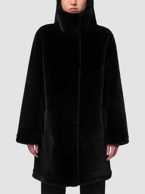Apparis Blair Mid-length Coat - Noir