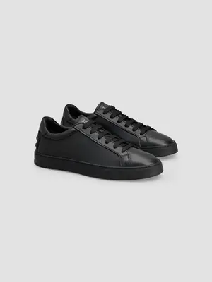 TOD'S Monogrammed Calfskin Sneakers