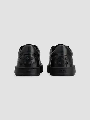 TOD'S Monogrammed Calfskin Sneakers