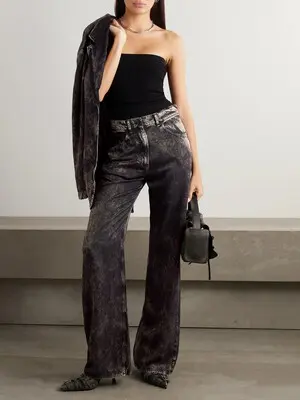 Acne Studios Faded Twill Straight-leg Trousers