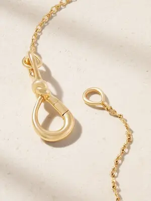 MARLA AARON Small True Lover's Knot 18-karat Necklace - Gold