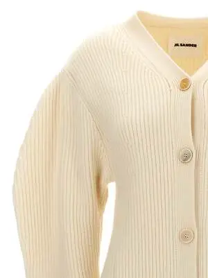 JIL SANDER Ribbed Cardigan