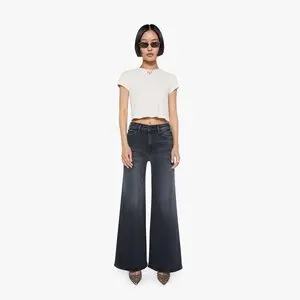 MOTHER Petites The Lil Hustler Roller Sneak Jeans