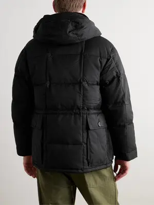 FRIZMWORKS Karakoram Quilted Cotton-blend Hooded Down Jacket