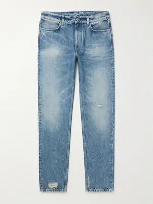 Givenchy Straight-leg Distressed Jeans