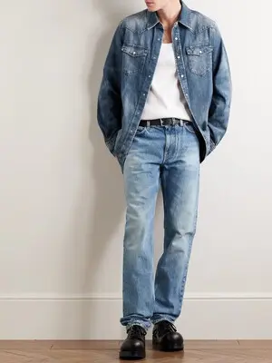 Givenchy Straight-leg Distressed Jeans