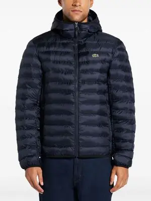 Lacoste Water-repellent Padded Jacket - Blue