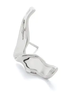 Monica Vinader The Wave Asymmetric Stud Earrings