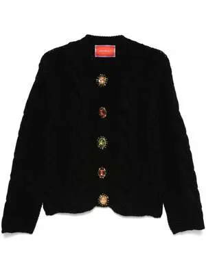 La DoubleJ Portrait Cardigan - Black