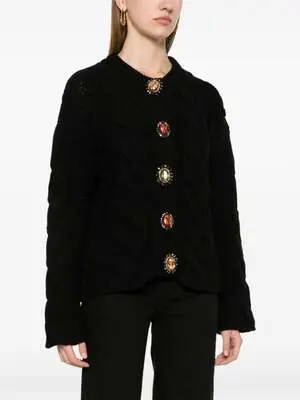 La DoubleJ Portrait Cardigan - Black