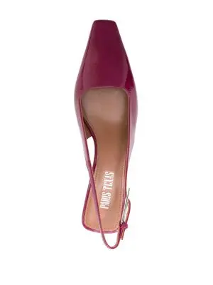 Paris Texas 60mm Patent Slingback Pumps